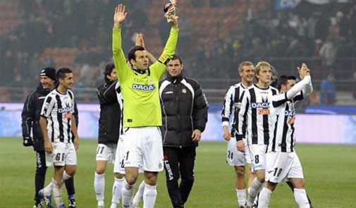 بطولة ايطاليا: اودينيزي يتصدر موقتا وميلان يهدر نقطتين ثمينتين ...