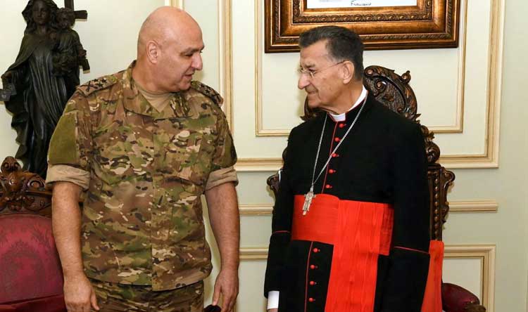 قائد الجيش يهنئ الراعي في عيد الفصح - Lebanese Forces Official Website