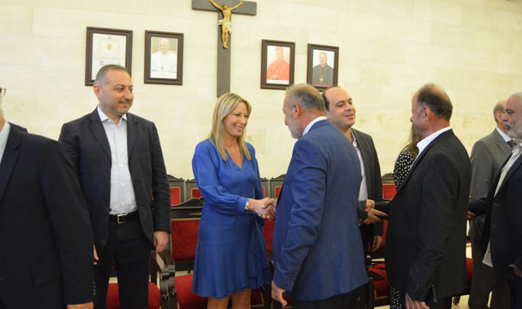 أيوب والاسمر تلقيا التهاني في عين المير وجزين - Lebanese Forces ...