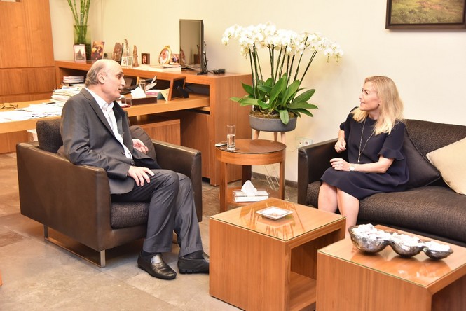 جعجع إلتقى سفيرة النرويج في لبنان بمعراب - Lebanese Forces Official Website