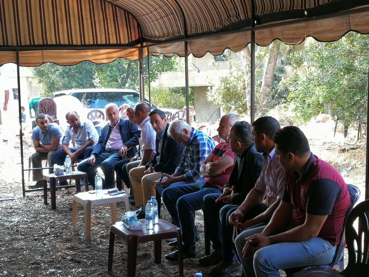 بالصور: قاطيشا في لقاء مع فعاليات واهالي بلدة شان العكارية - Lebanese ...