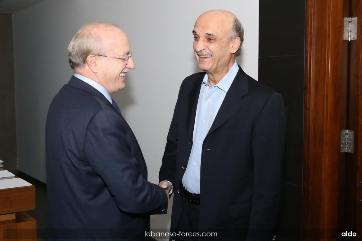 خوري موفدا من الحريري إلى معراب: لا وجود لأي بحصة - Lebanese Forces ...