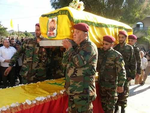 بالصور: تشييع "حزب الله" لعنصر في الدوير - Lebanese Forces Official Website