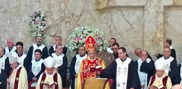 خاص بالصور: البطريرك الراعي يترأس القداس الإلهي في بكركي لمناسبة عيد ...