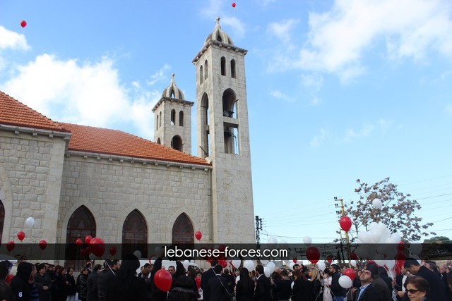 بالصور: في الذكرى السنوية الاولى... حلت نانسي بيننا في قداسها ومسابقتها