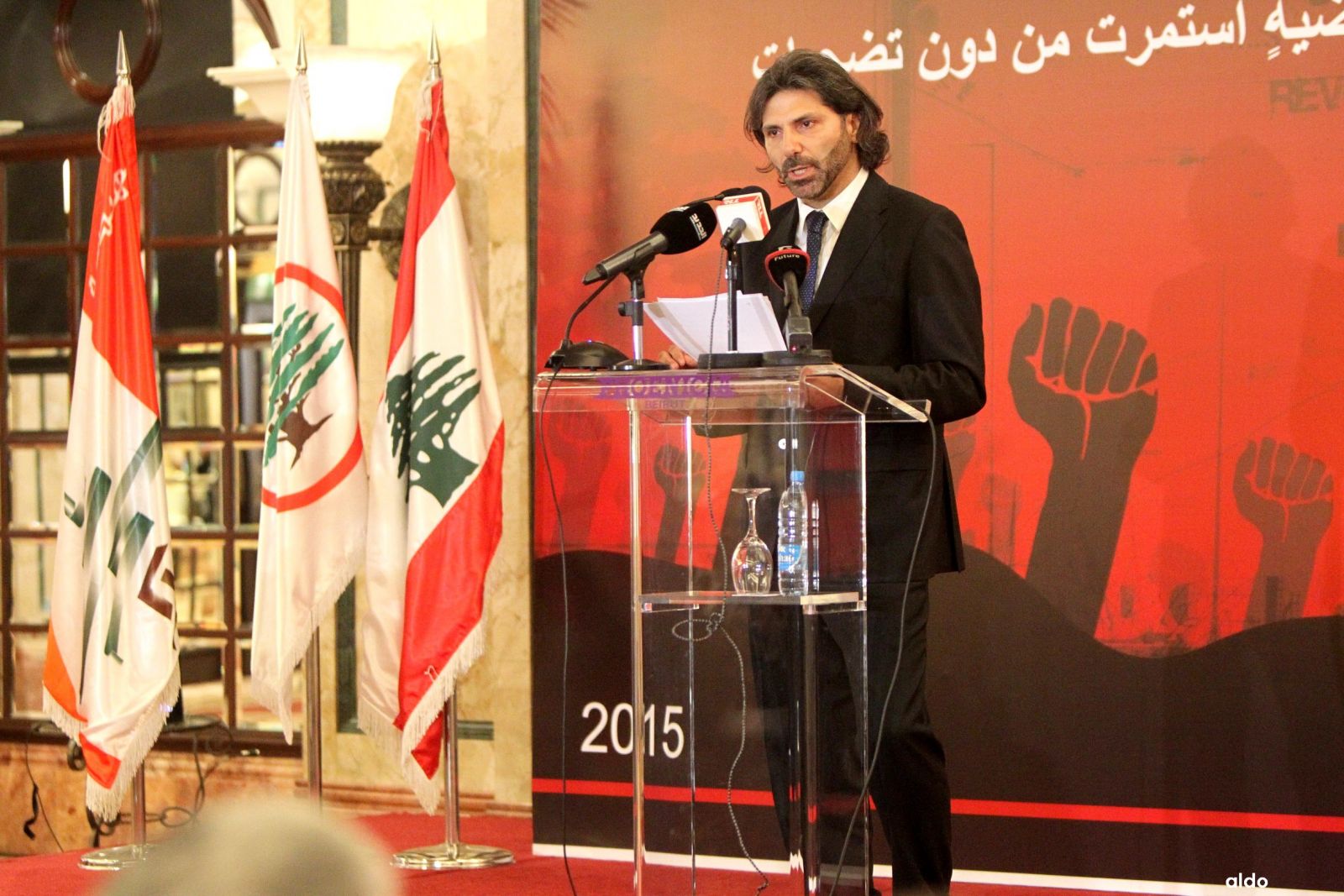 متى في حفل "جائزة رمزي عيراني": قضيتنا قضية وطن يقوم بدولة قادرة قوية